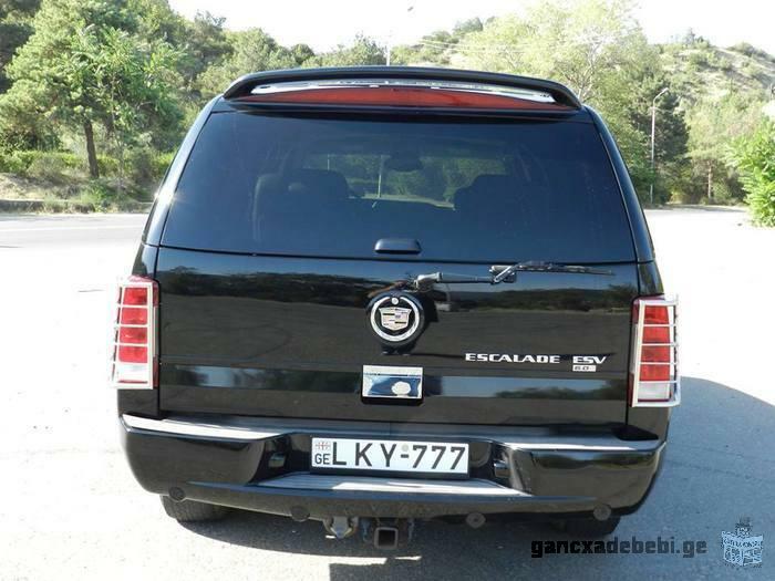 qiravdeba CADILLAC ESCALADE saqorwilod an VIP momsaxurebisTvis manqana ...