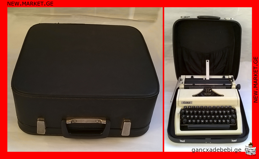 original German typing machine Erika Robotron typewriter Russian ...